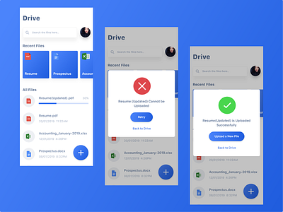 Flash Message (Error/Success) Daily UI Challenge #011 by Rohan Mishra on Dribbble