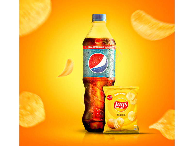 Pepsi & Lays poster design by Abdullah on Dribbble