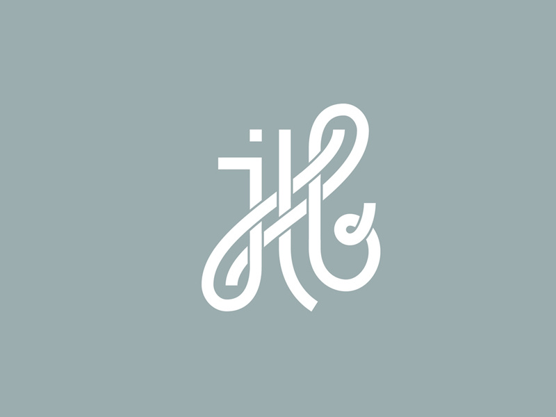 Jlb Monogram by Anastasia on Dribbble