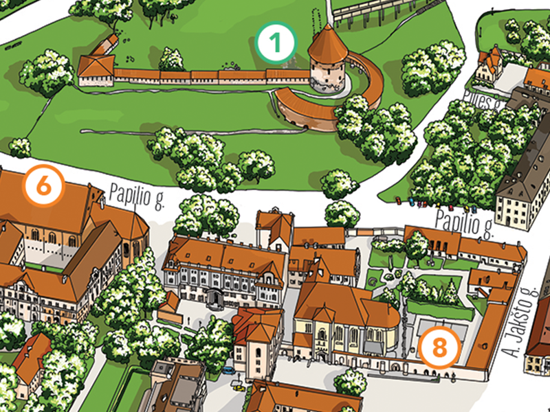 Kaunas Map by Eglė Majauskaitė on Dribbble