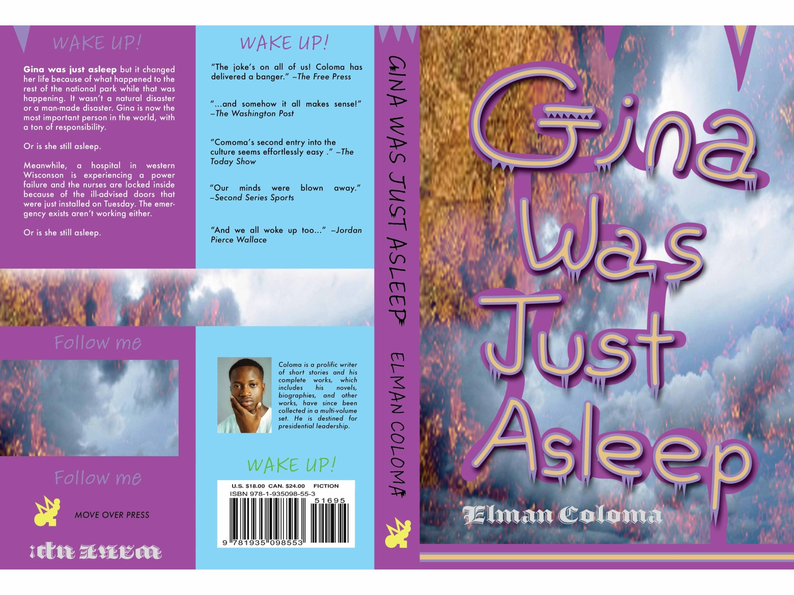Gina Was Just Asleep • book cover by David McDevitt on Dribbble