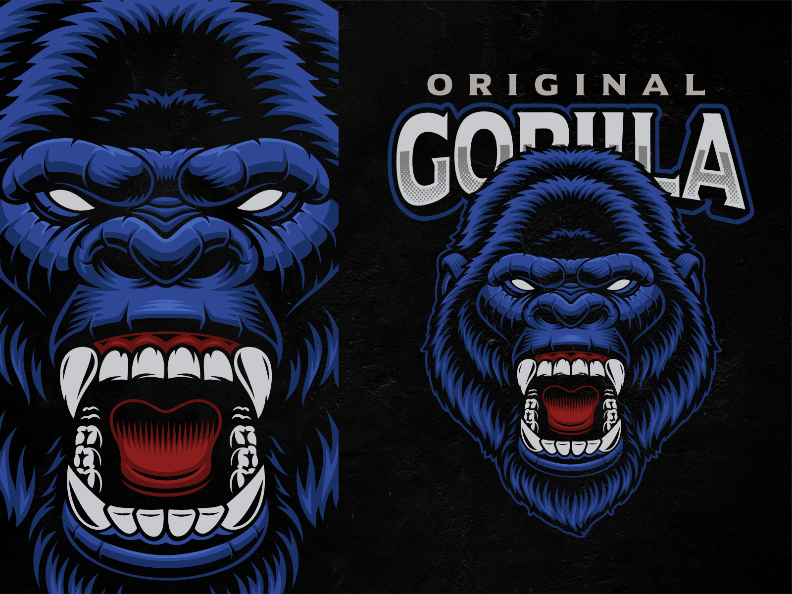 Gorilla Vector Illustration by Harry Kasyanov on Dribbble