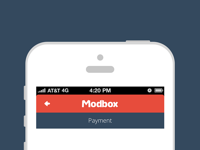 Modbox - Payment by Chris Allen on Dribbble