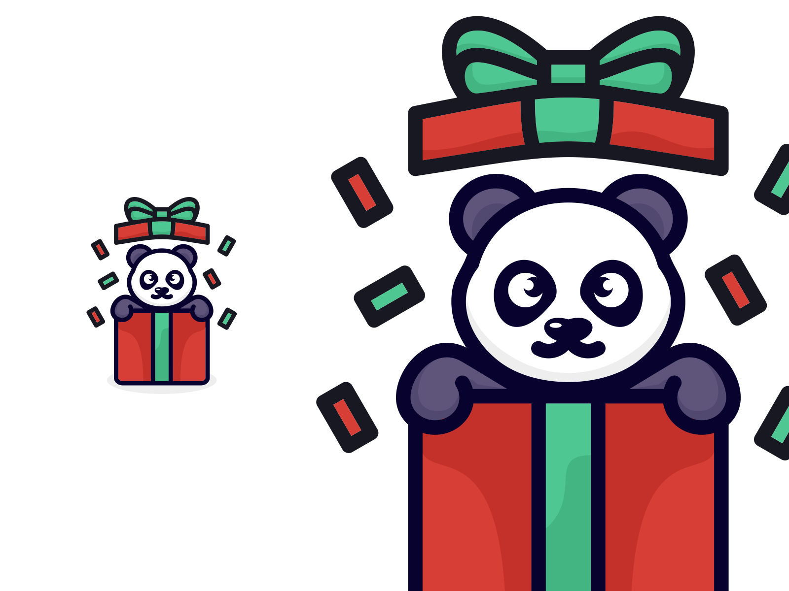 Panda by Reka on Dribbble