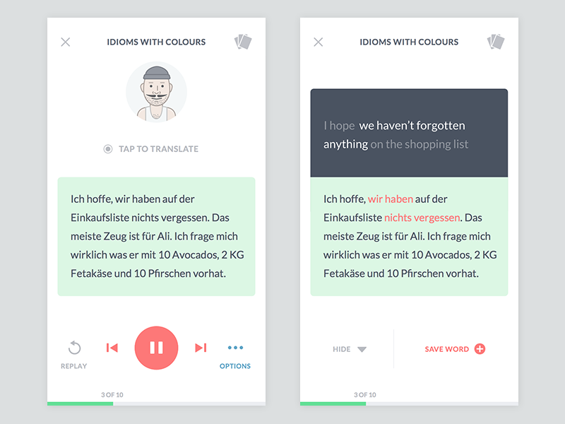 Lingojam Player by Louis Currie on Dribbble