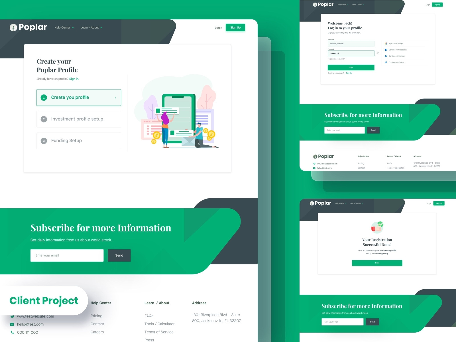 Login & Registration Process Design by Abdullah Un Noman on Dribbble