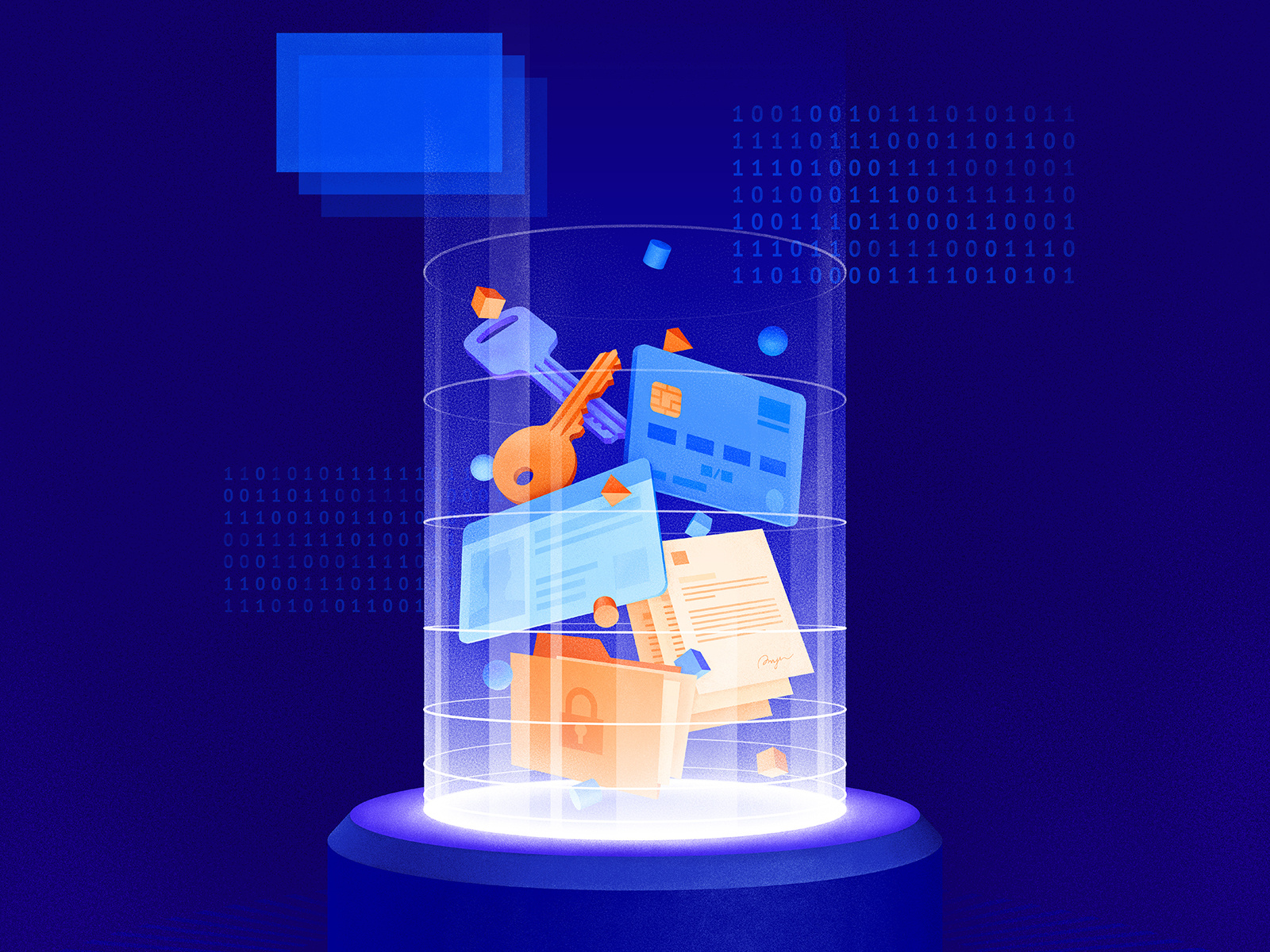 GDPR Illustration by Michał Szymański on Dribbble