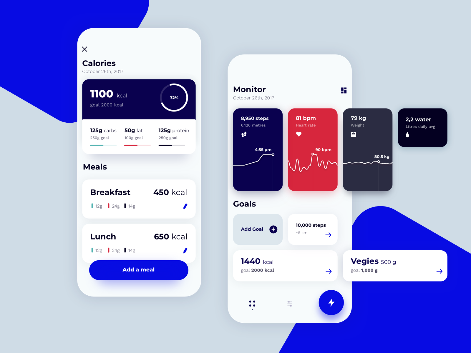 Fitness app concept by Maciej Kownacki on Dribbble Fitness app concept by Maciej Kownacki on Dribbble