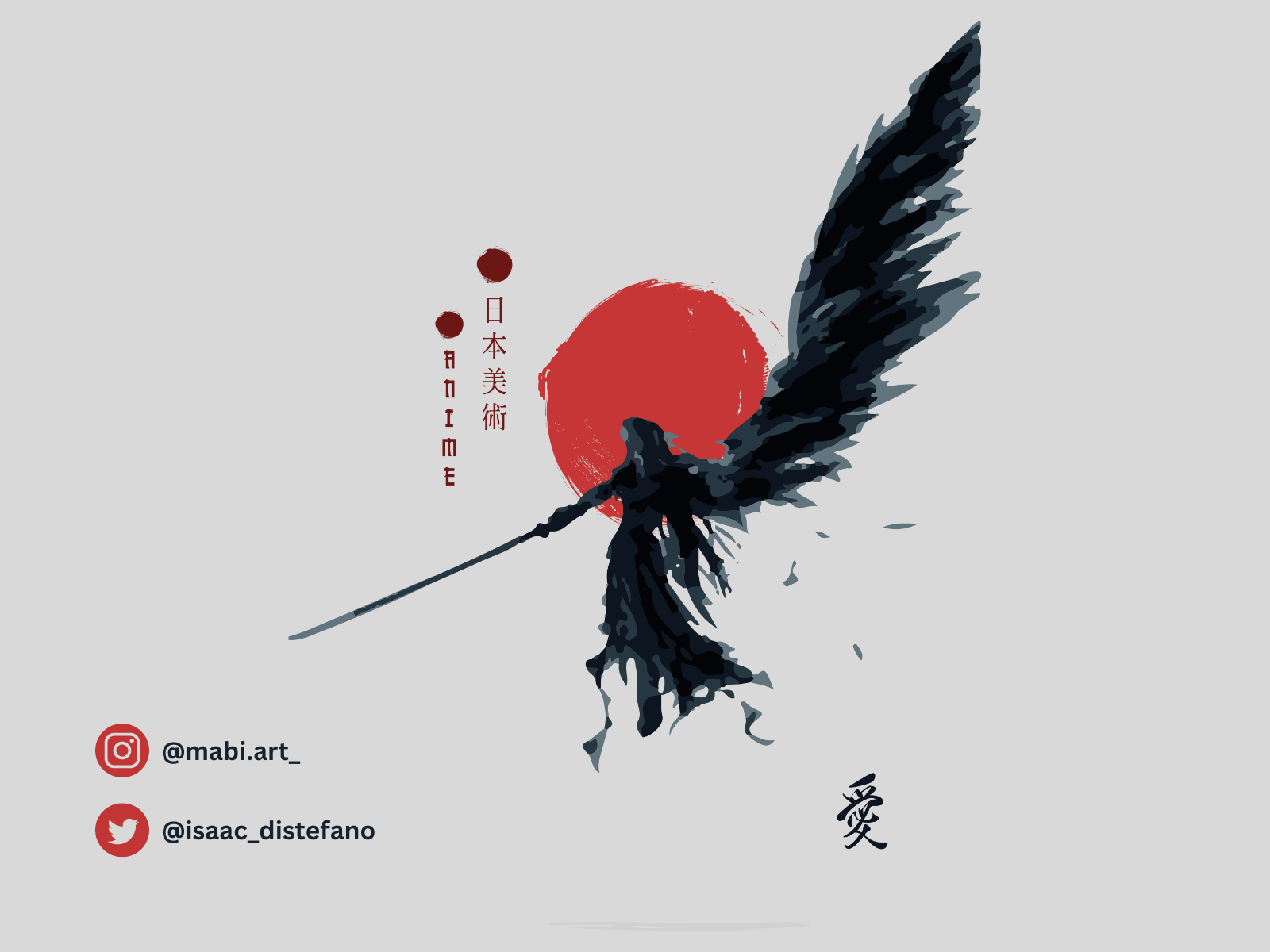 Angel of death, Anime by Isaac Di Stefano / Mabi Art on Dribbble
