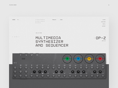 Teenage engineering concept by Nick Polyakov on Dribbble