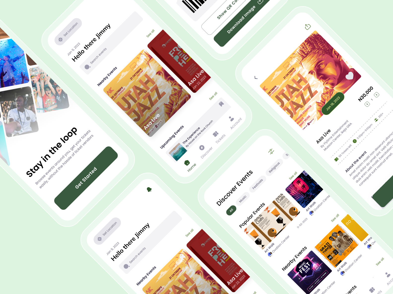 Event Ticketing App by Fresible Agency on Dribbble