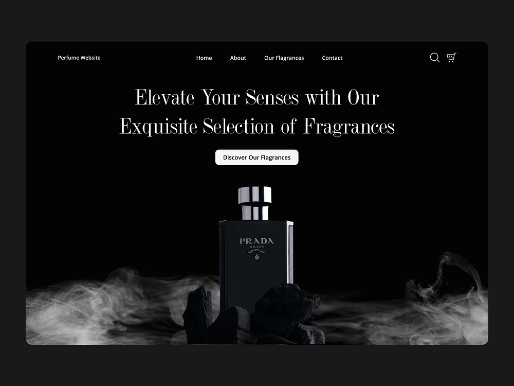 Perfume Website Designs Themes Templates And Downloadable Graphic Elements On Dribbble 