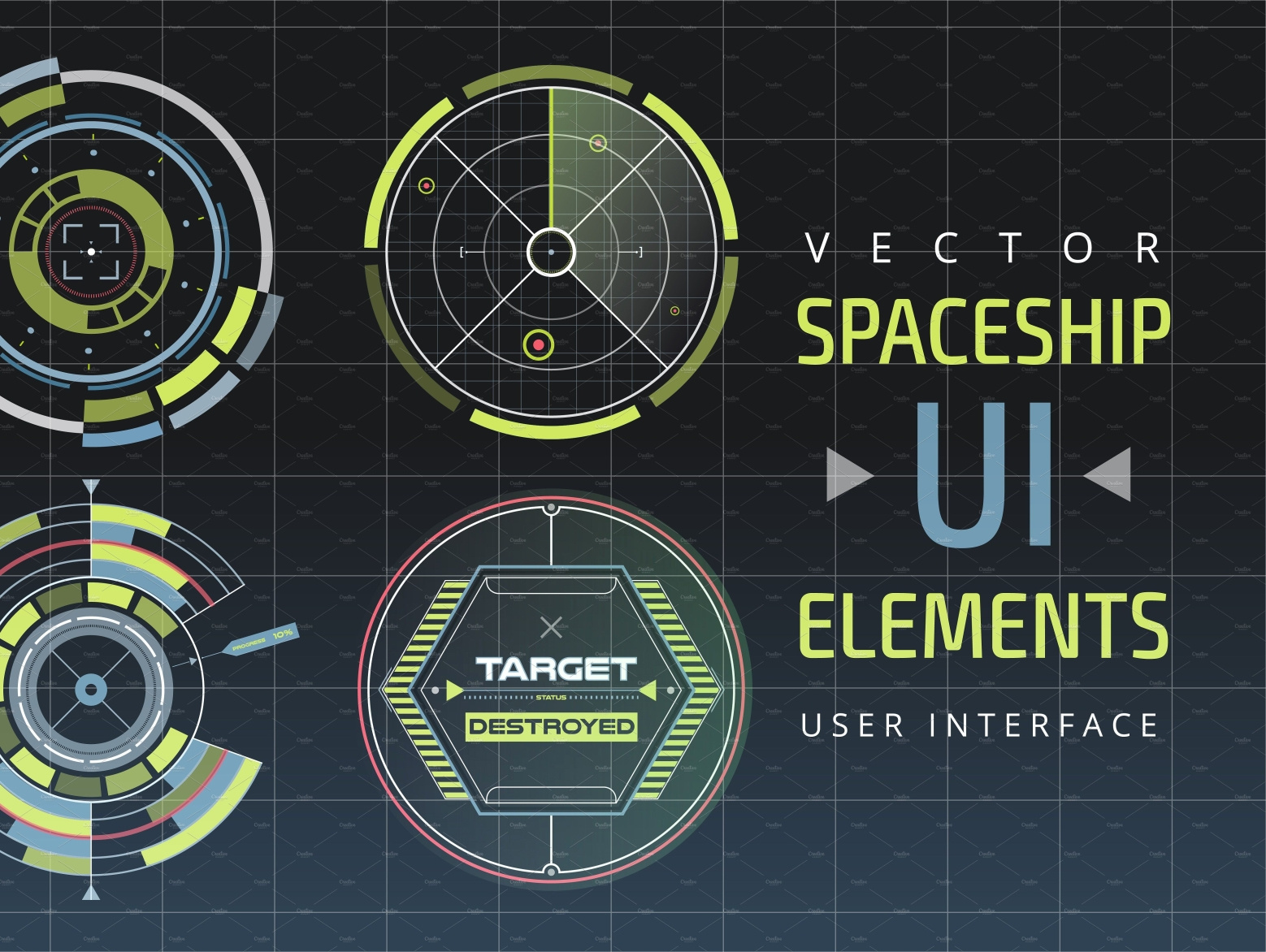 nice UI hud infographic interface vectorizer by Summer Stewart on Dribbble