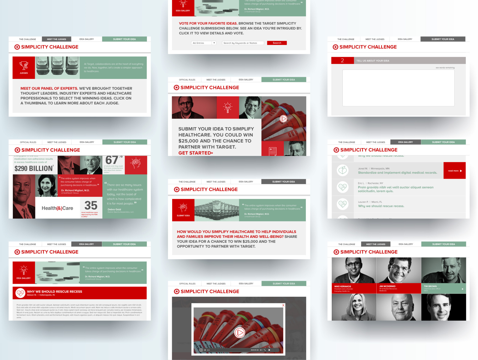 Target Simplicity Challenge by Dan Erickson on Dribbble