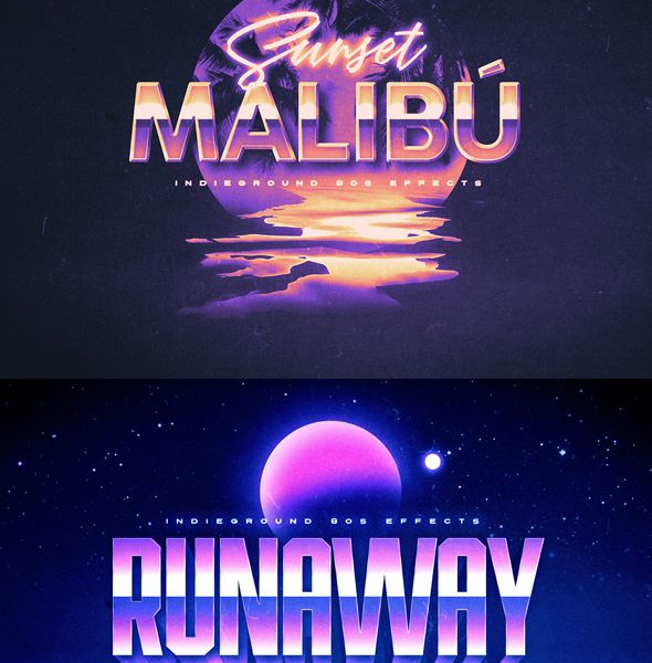 80s Photoshop Text Effects Vol2 No5 By Roberto Perrino On Dribbble 