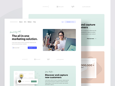 Landing Page by Ashlee Mckay on Dribbble