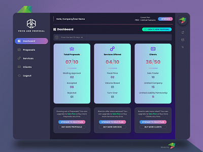 Proposal App UI Design by Aamir I. on Dribbble