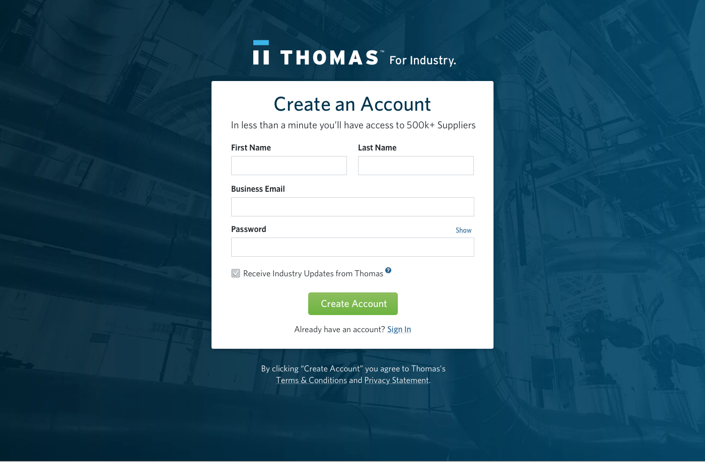 Thomas Registration Page by Julian Gaviria on Dribbble