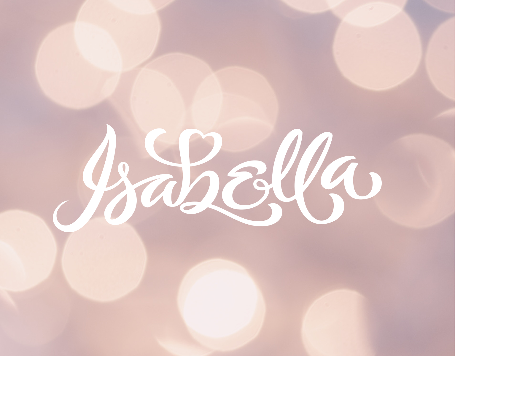Isabella Name Design