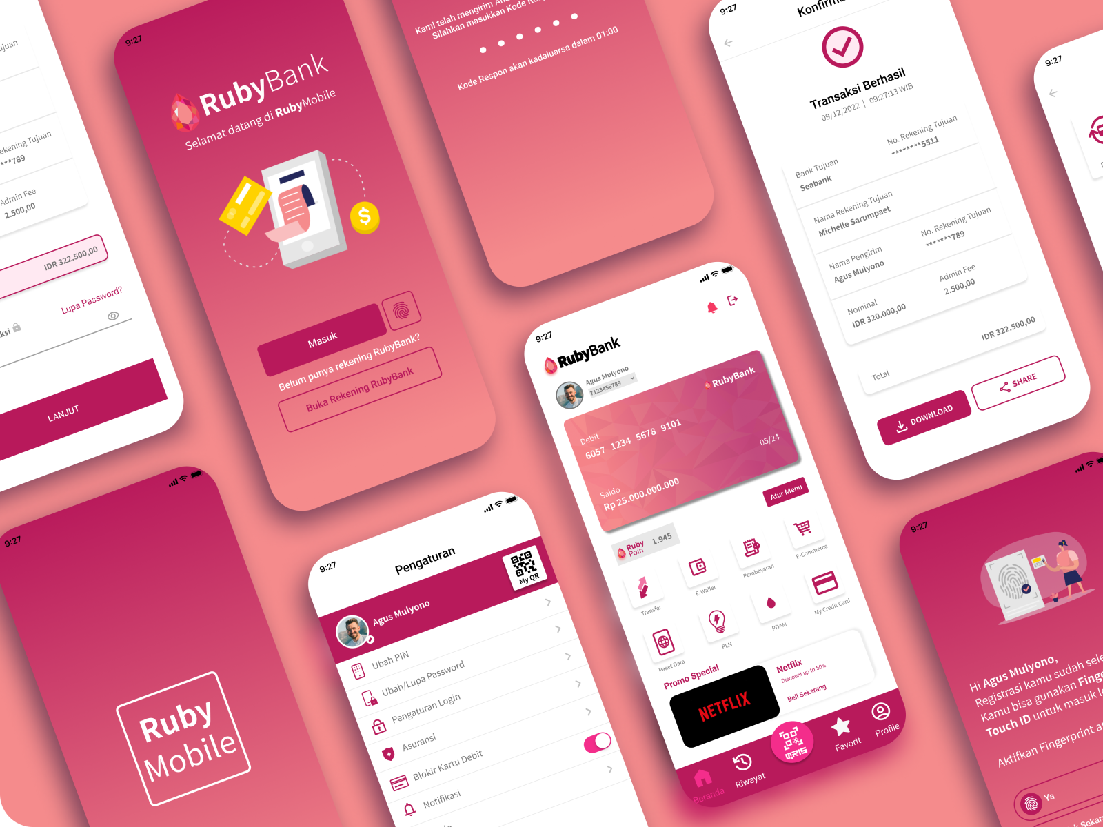 Ruby Mobile - Mobile Banking App by Helen Dharani Jiffri on Dribbble