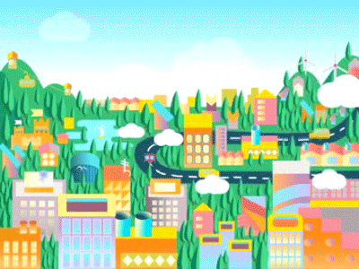 Wonderful City by Ying Chu on Dribbble