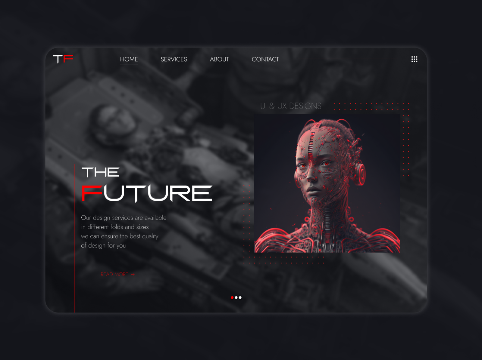 AI Website Design by ROSINDO on Dribbble