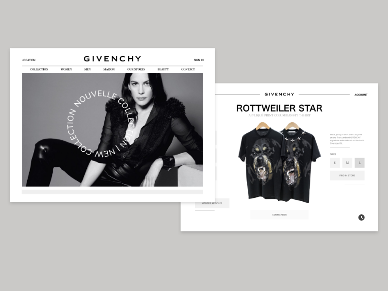 Givenchy by Paul Baigts on Dribbble