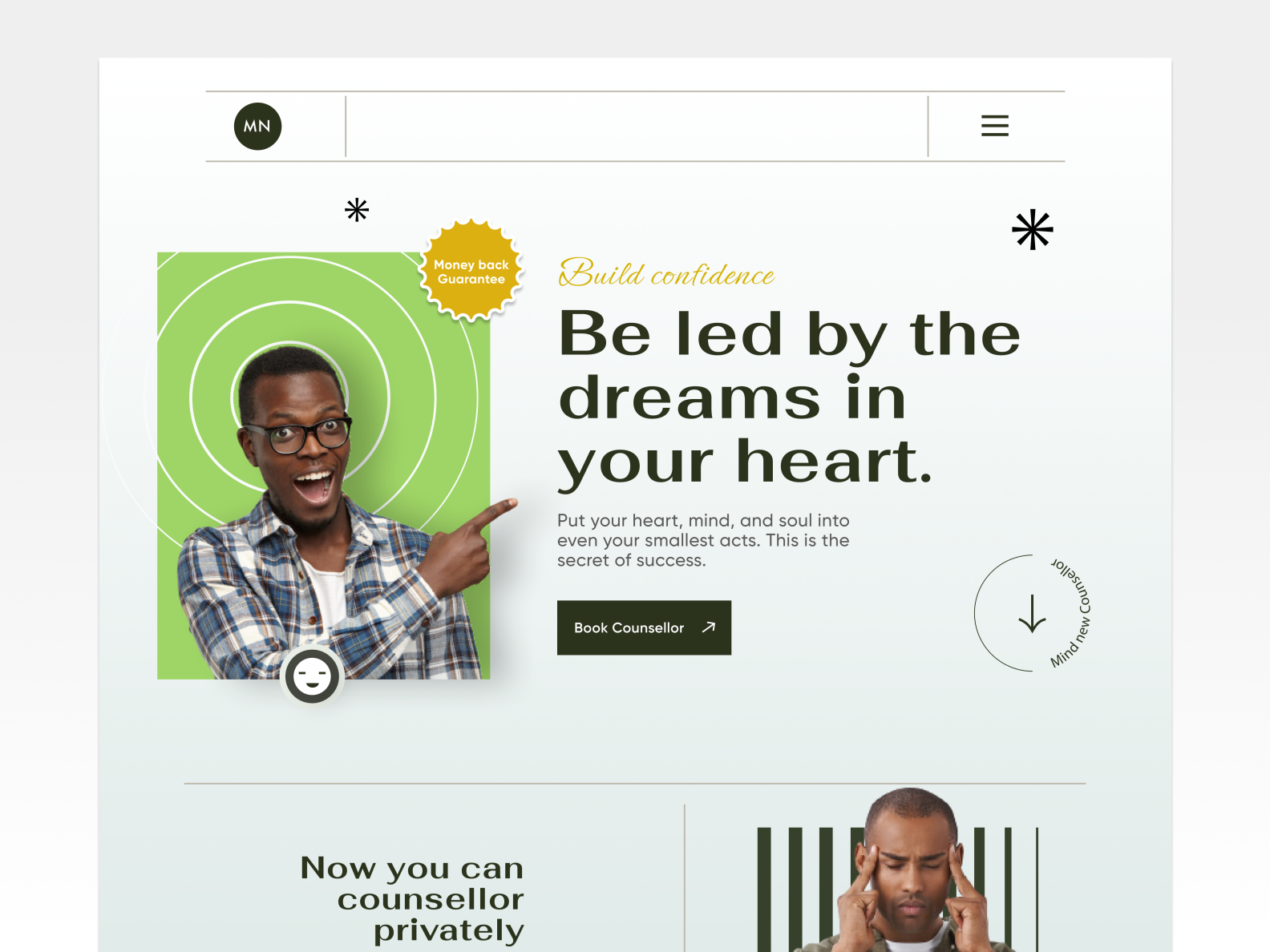 Mindfulness website disgn by Arif Billah on Dribbble