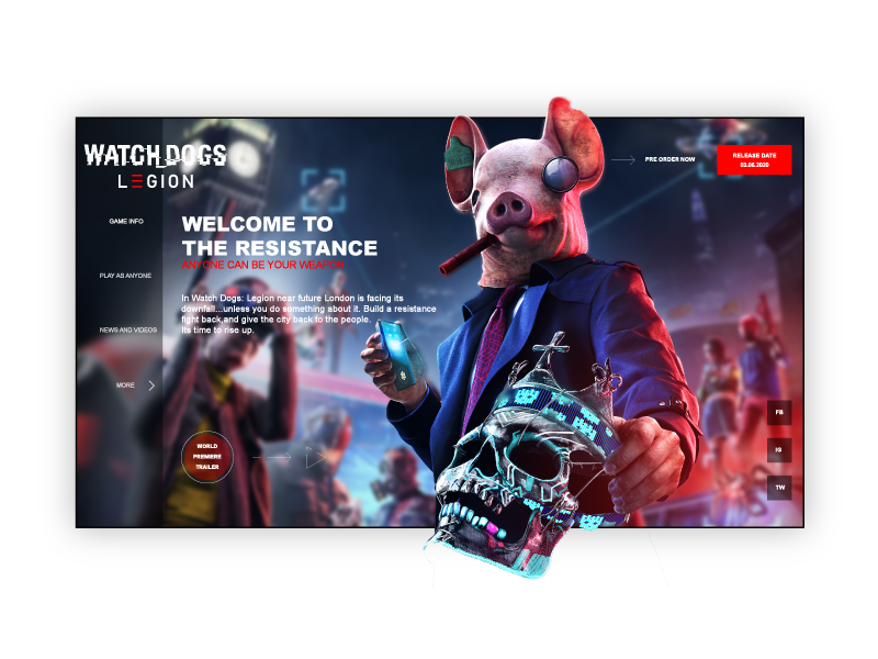 Watch Dogs Legion by Pallab Borah on Dribbble