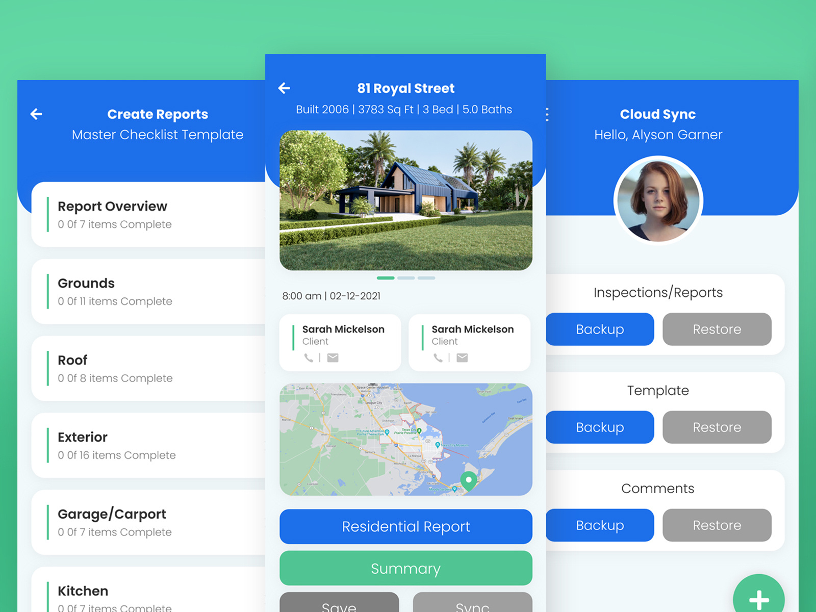 Inspection Mobile Application UI/UX Design by Brand & More on Dribbble