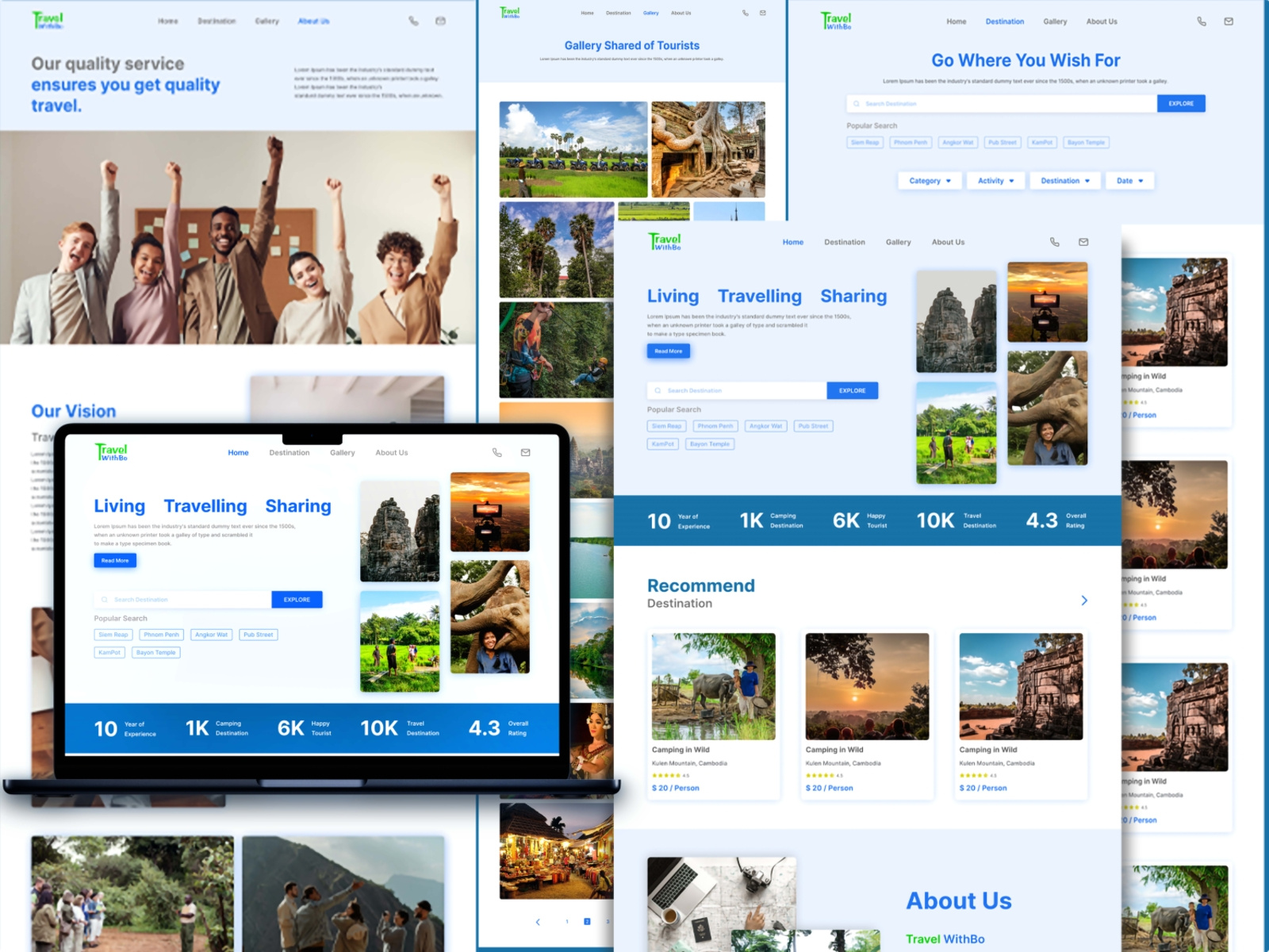 Dribbble Page Portfolio By Lay Sengly