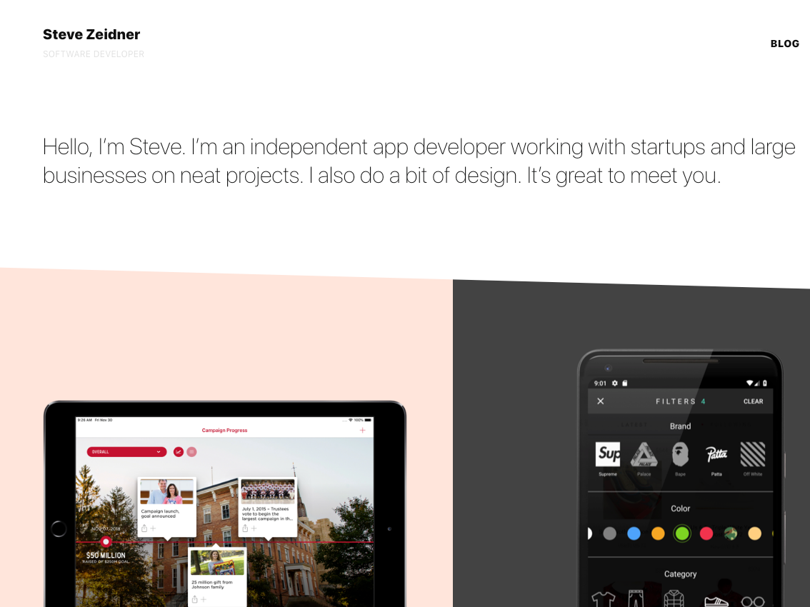 Portfolio by Stephen Zeidner on Dribbble