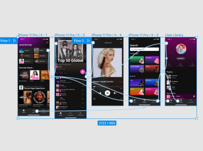 SPOTIFY ♡ UI Design by Melina Viera on Dribbble