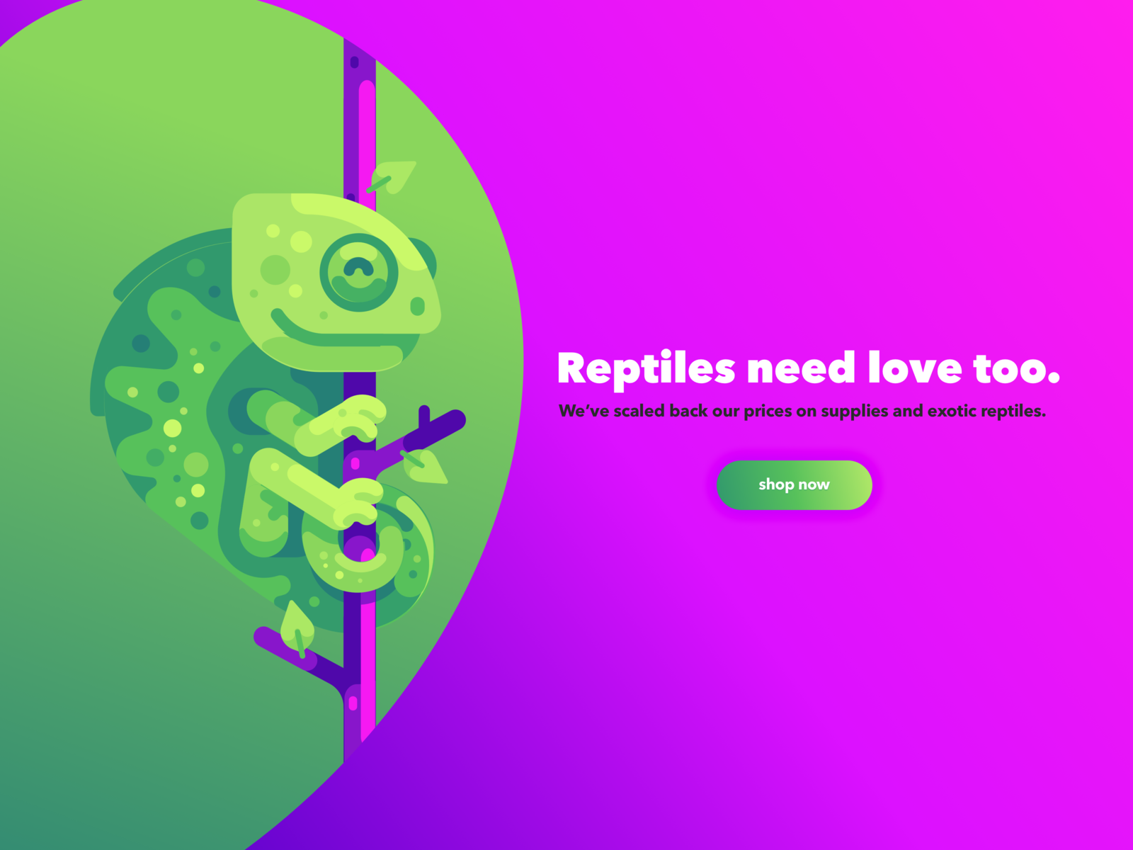 003: Landing Page by Josephine Faraday on Dribbble