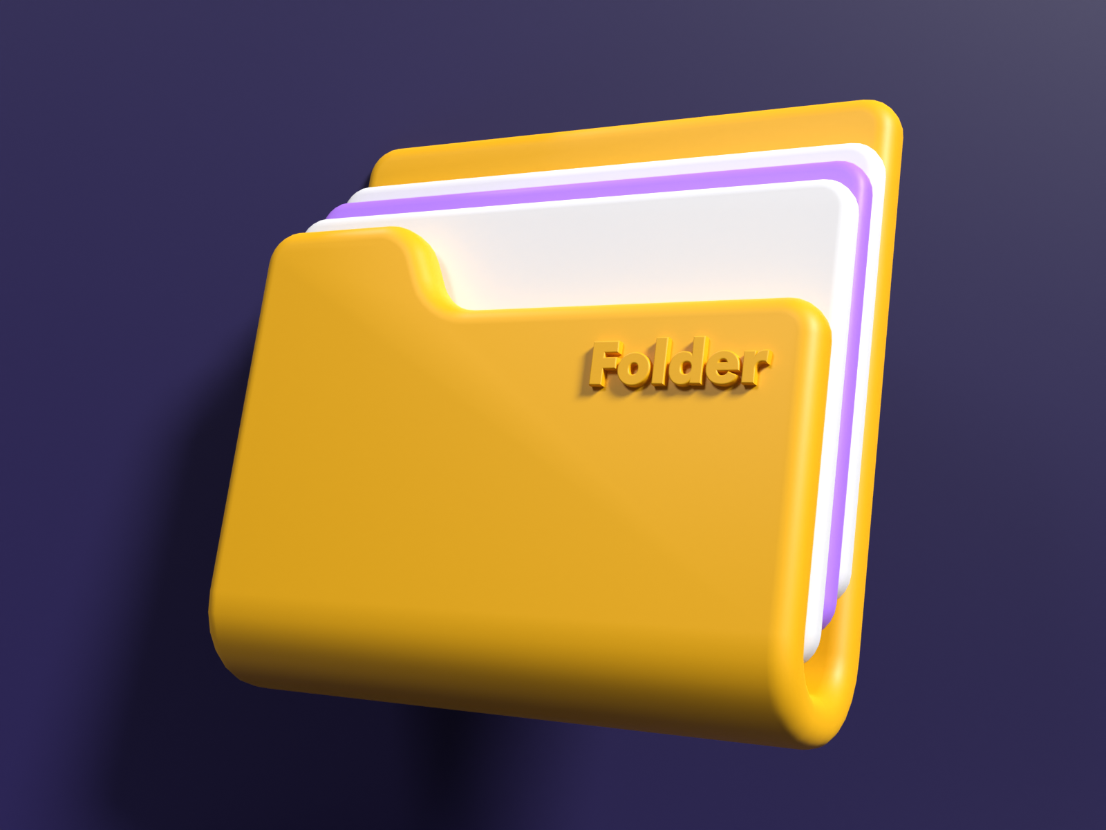3D Folder by Pian45 on Dribbble