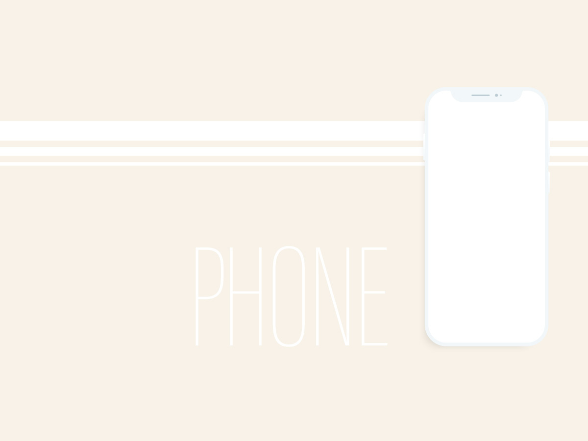 Just White Phone by Alexey Arcibashev on Dribbble