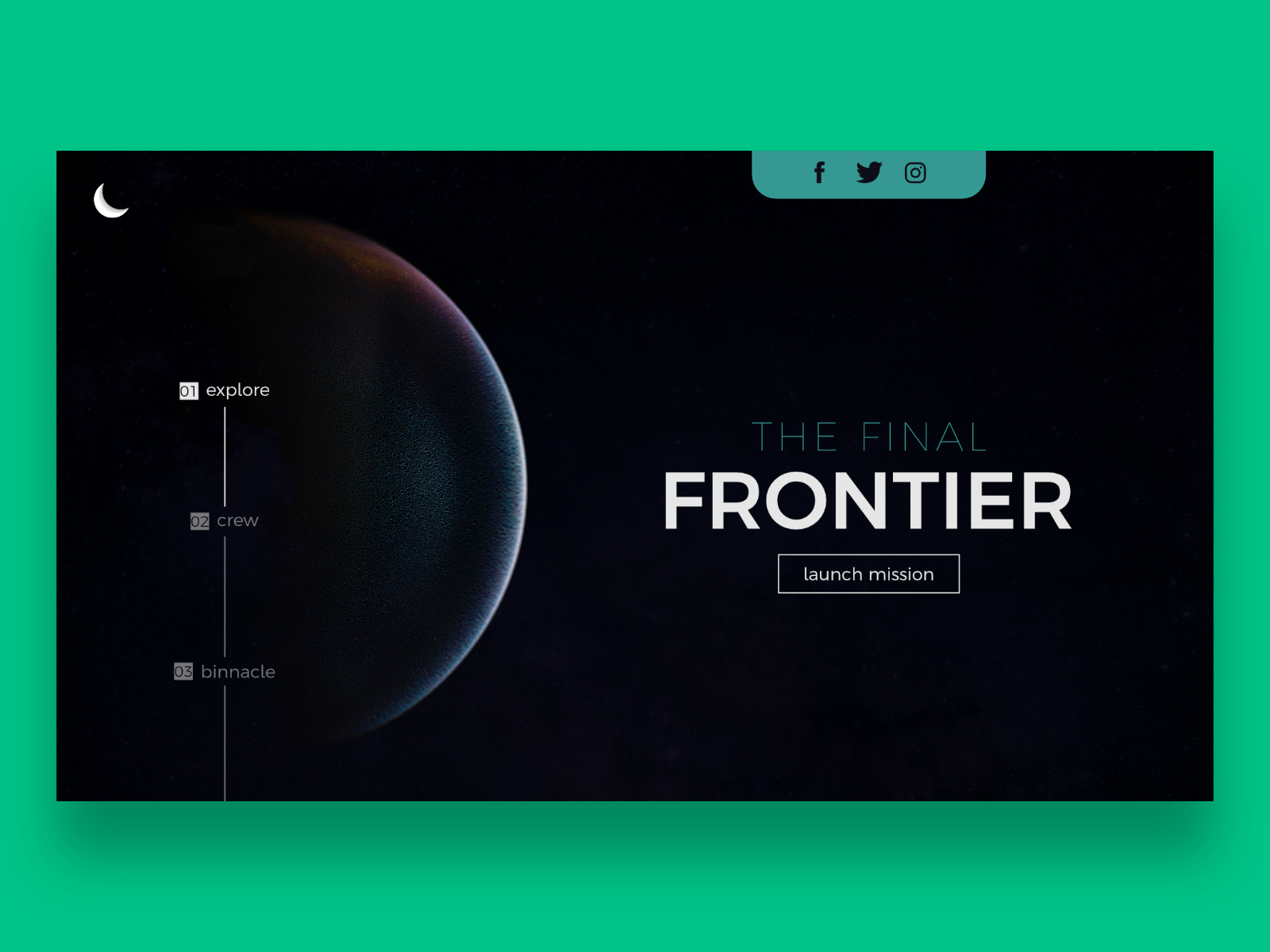 The Final Frontier | UI Design by Christian Rivera on Dribbble