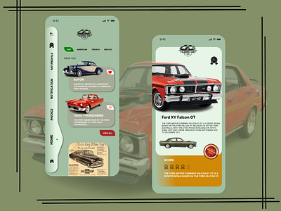 Old School Car Application. by Akshat Mittal on Dribbble