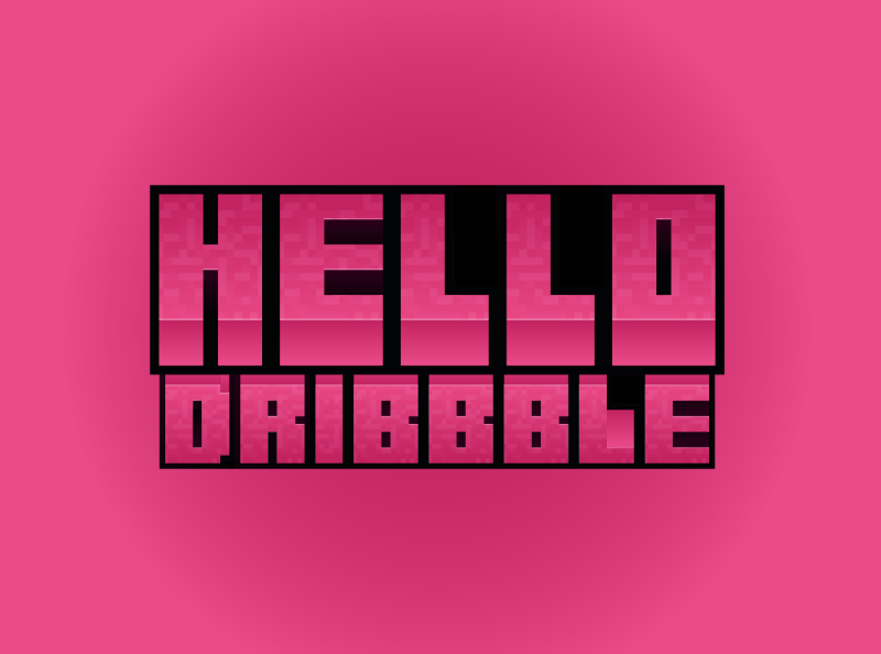 Hello Dribbble by Nocturea on Dribbble