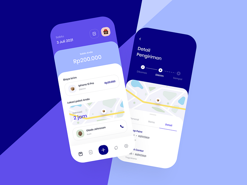 Browse thousands of Package Delivery App images for design inspiration | Dribbble