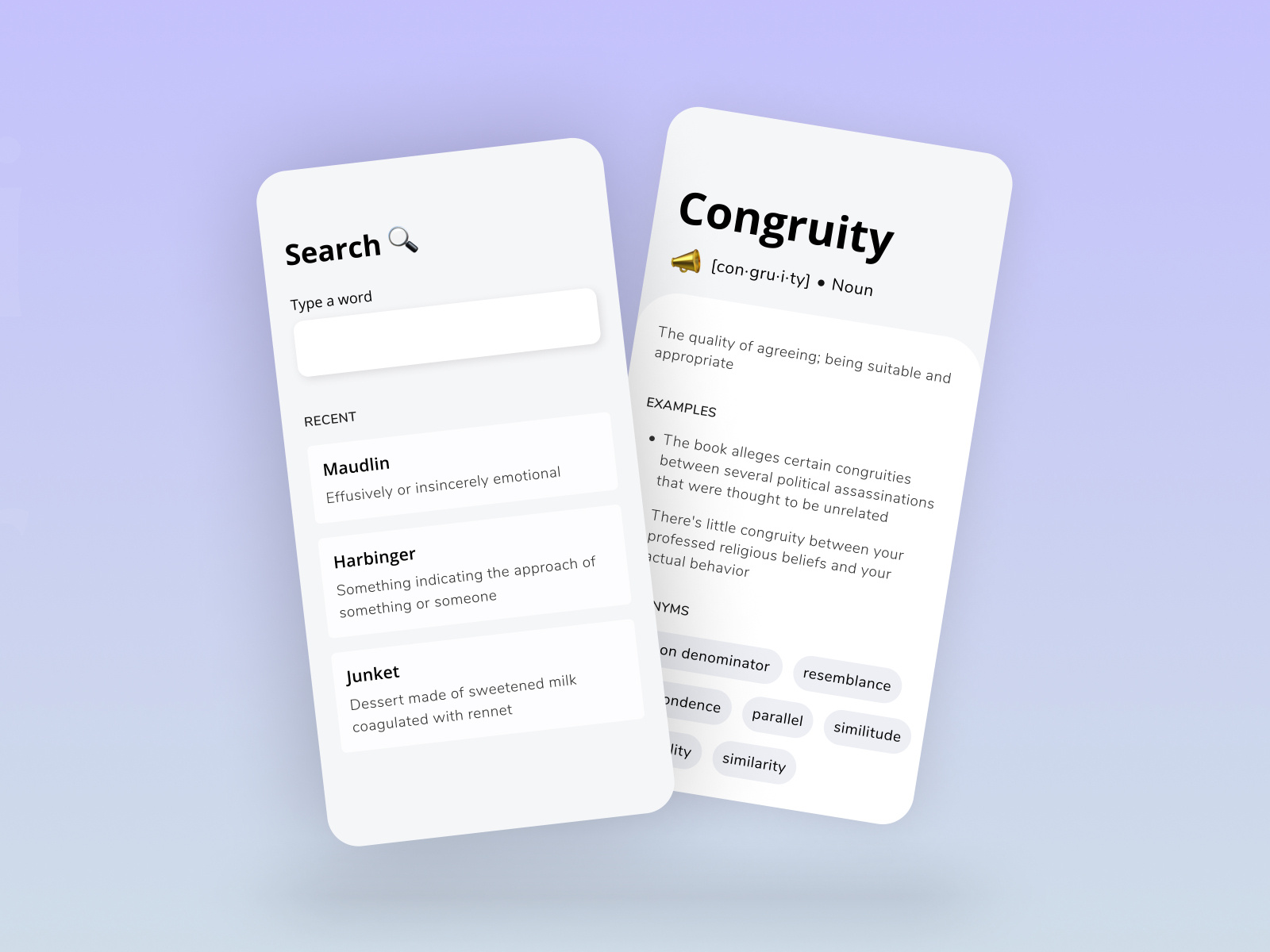 Dictionary App by Anna Rogers on Dribbble