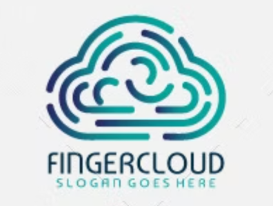 Finger Cloud Logo by Shah Graphics on Dribbble