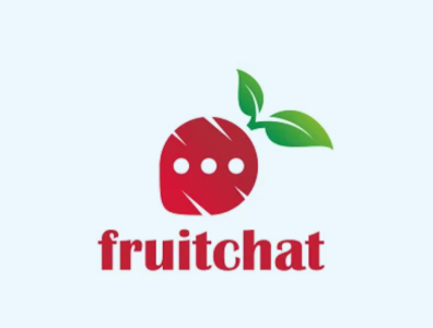 Fruit Chat Logo by Shah Graphics on Dribbble