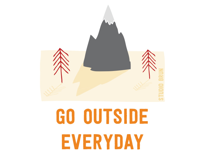 Go outside by Sterre Hendriks on Dribbble