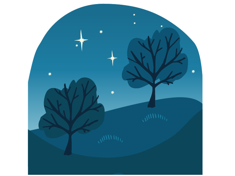 Summer night by Sterre Hendriks on Dribbble