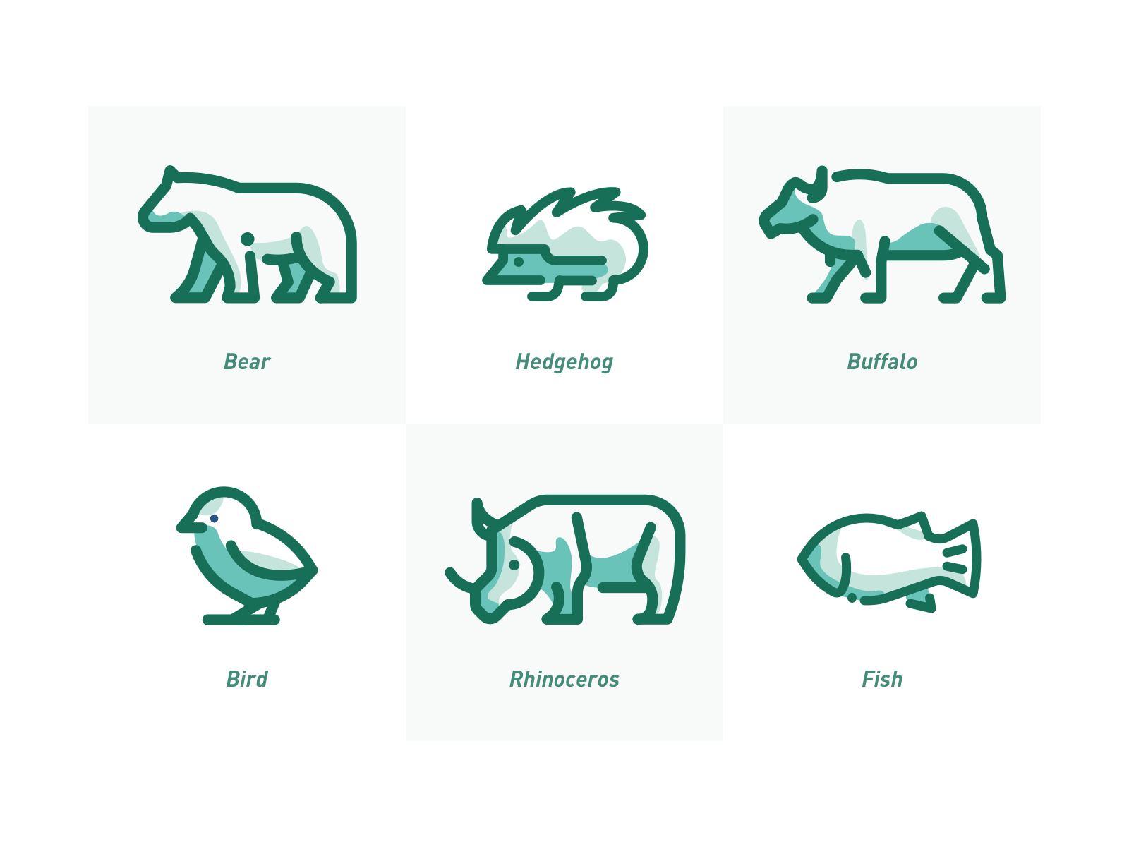 Animal Icons By Tomato Z On Dribbble animal-icons-by-tomato-z-on-dribbble