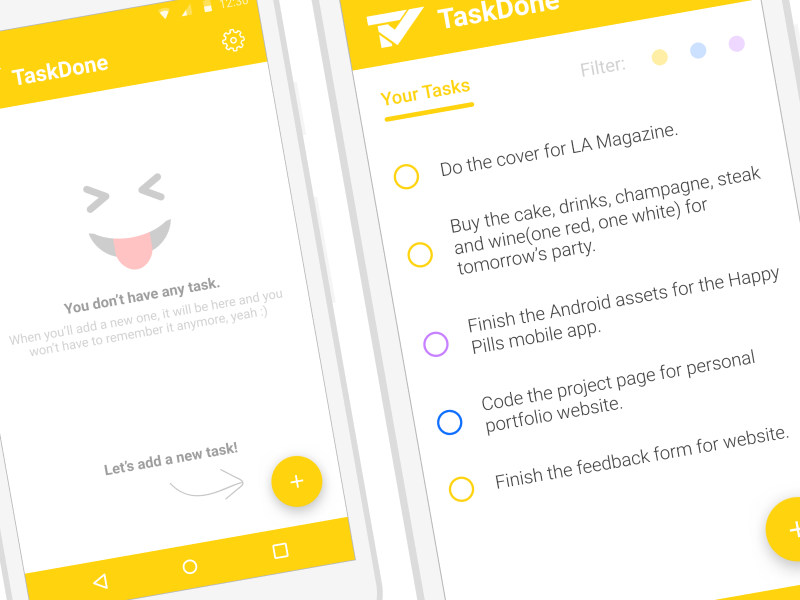 Yellow UI designs, themes, templates and downloadable graphic elements ...