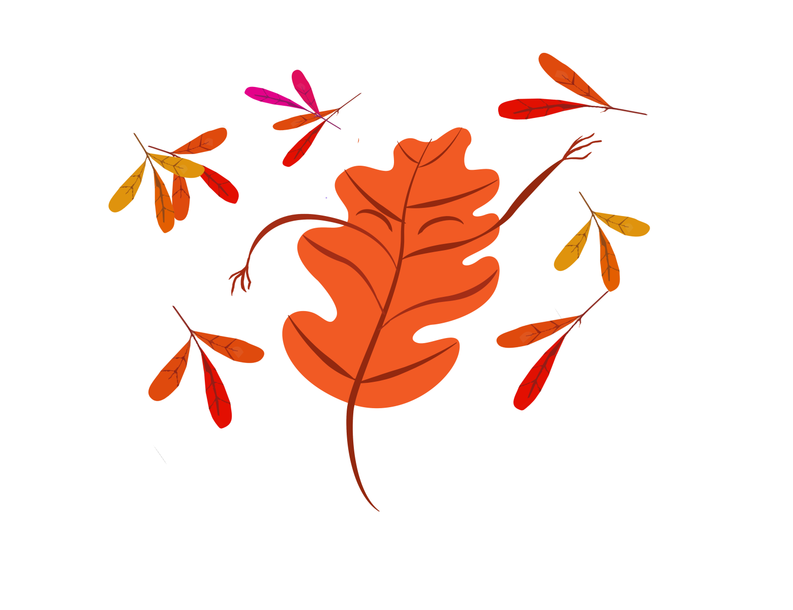 MINIMALIST DIGITAL DANCING LEAF by Soul Journeys on Dribbble