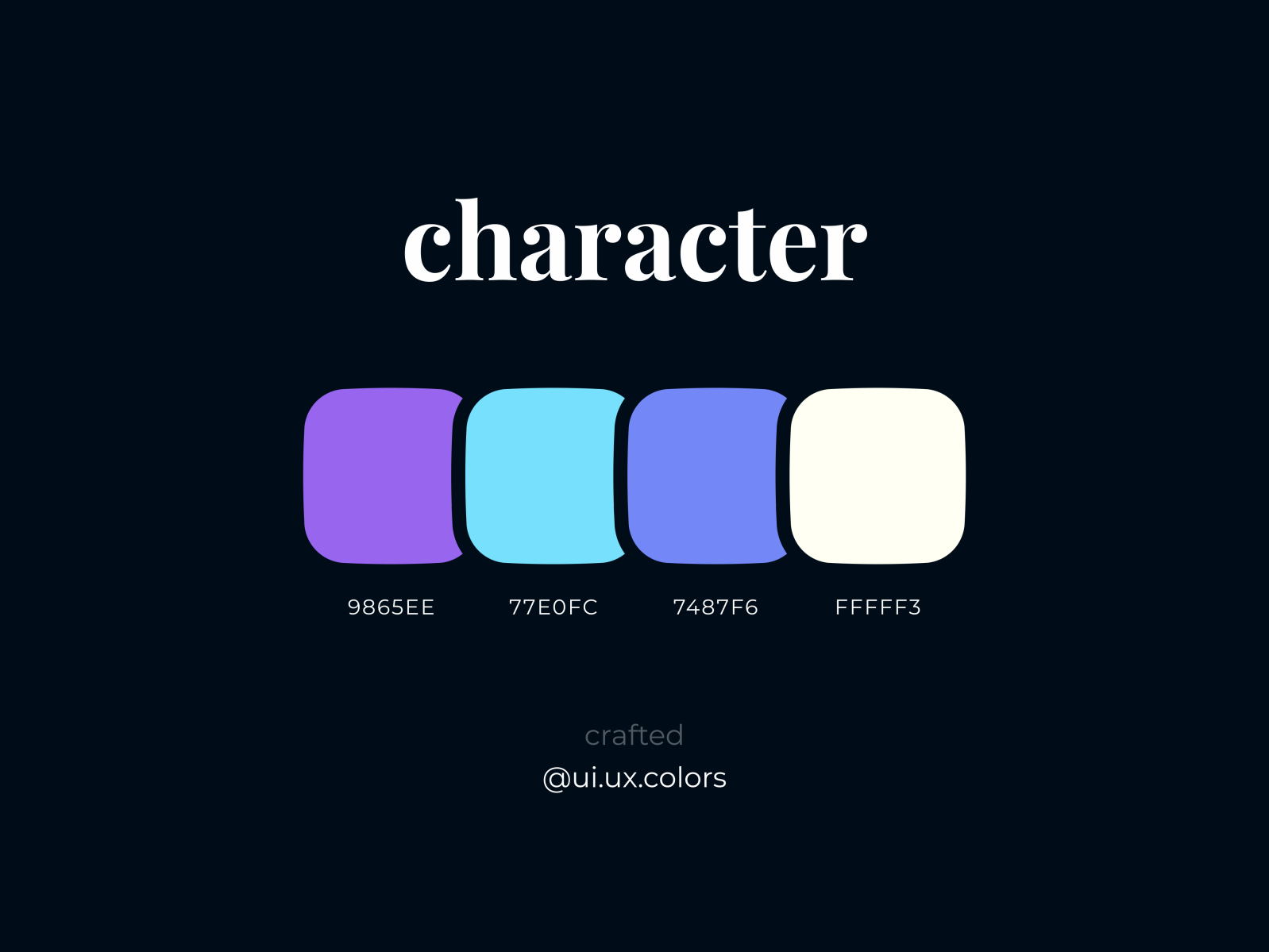 Character Color Palette by UI UX Colors on Dribbble