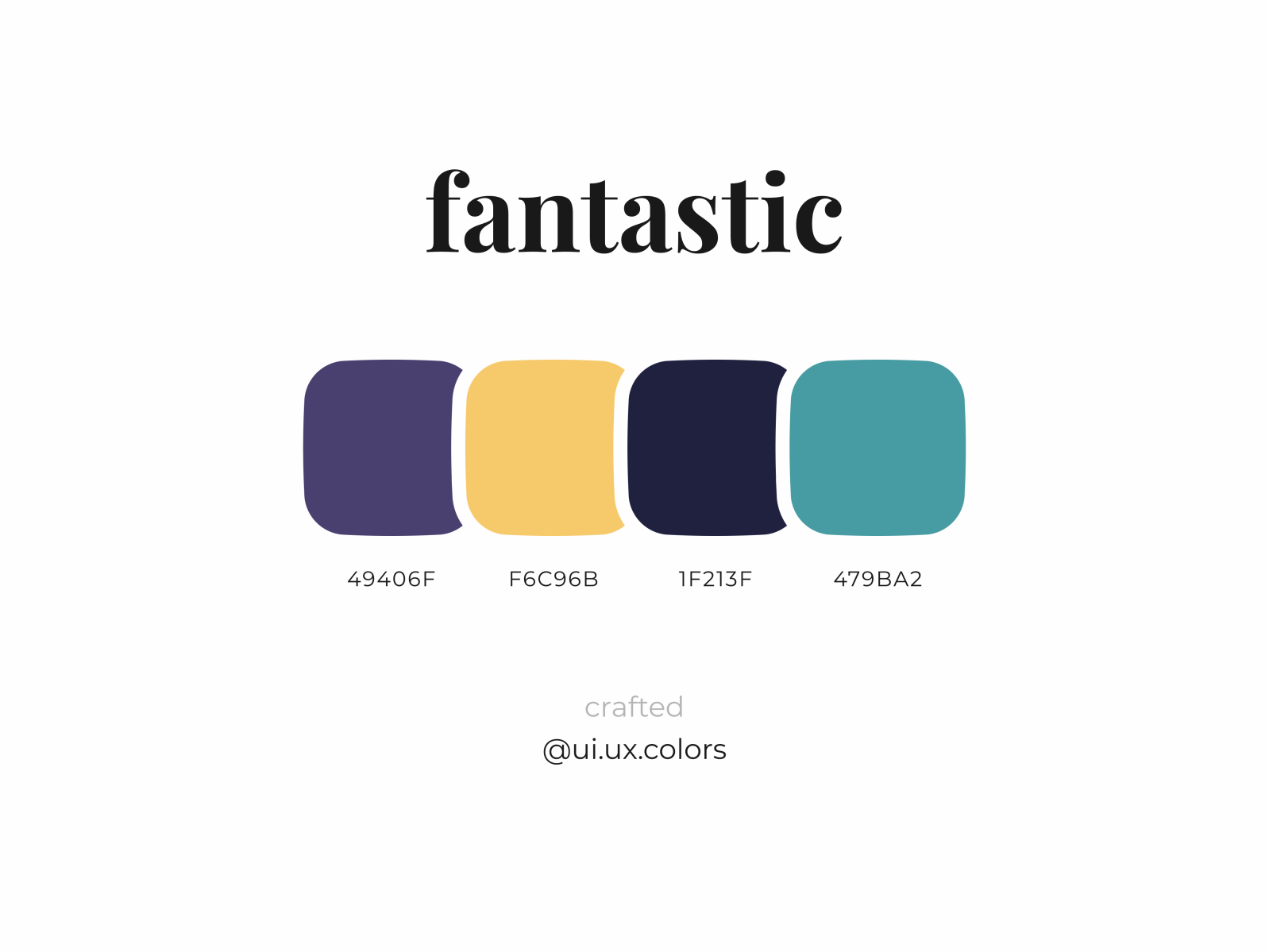 Fantastic Color Palette by UI UX Colors on Dribbble